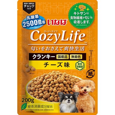 Cozy Life（コージーライフ） クランキー チーズ味 | 商品情報 - ドッグフード - | いなばペットフード株式会社
